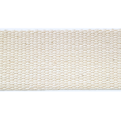 100% Cotton Webbing Natural 25mm per Meter - Fabric8